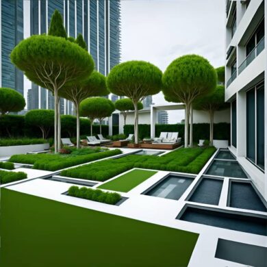 Innovative Landscape Design for Apartment Complexes